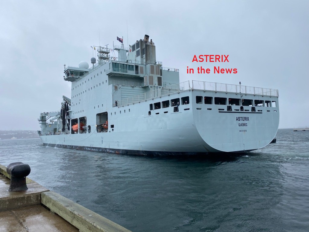 Combat Support Ship, Asterix, awarded 3-year service extension by the ...
